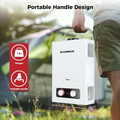 Camplux Pro Series 1.58 GPM 41,000 BTU Outdoor Portable Propane ...