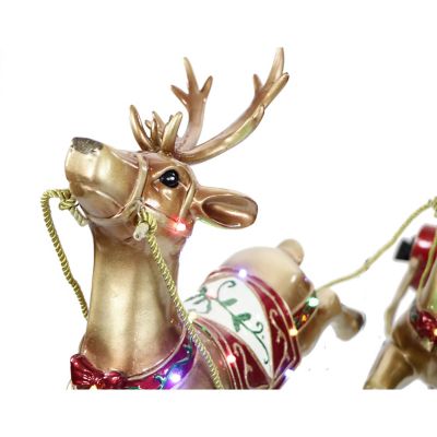 Fraser Hill Farm Santa Sleigh Decor Set, 3 pc.