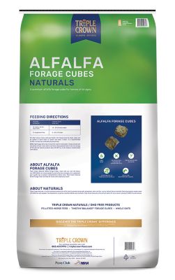 Triple Crown Naturals Alfalfa Forage Cube, 50 lb. Bag at Tractor Supply Co.