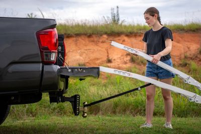 Carry-On Trailer 1,500 lb. Capacity Arched Folding Loading Ramp, 11 in ...