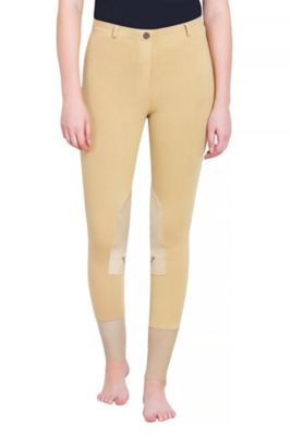 TuffRider Women's Starter Low-Rise Pull-On Knee-Patch Breeches