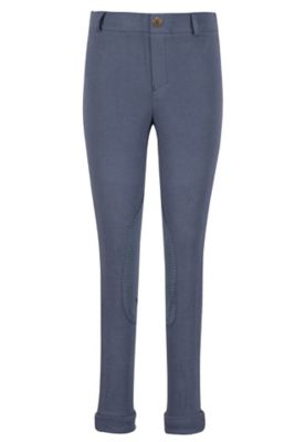 TuffRider Children's Starter Low-Rise Pull-On Jodhpurs, 12,Denim at ...