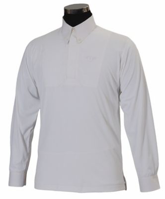 TuffRider Boys' Adam Long-Sleeve Show Shirt, M,White at Tractor Supply Co