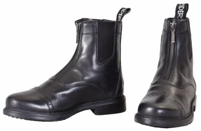 TuffRider Women's Baroque Front-Zip Paddock Boots with Metal Zipper, 11 ...