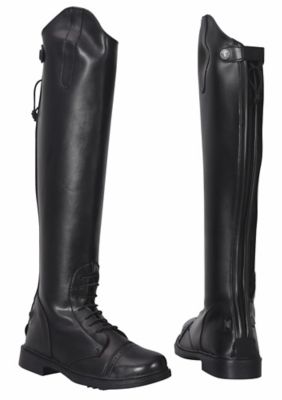 TuffRider Women's Starter Synthetic Leather Back-Zip Field Boots, 6 N ...