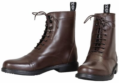 TuffRider Men's Baroque Lace-Up Paddock Boots, 9,Mocha at Tractor Supply Co