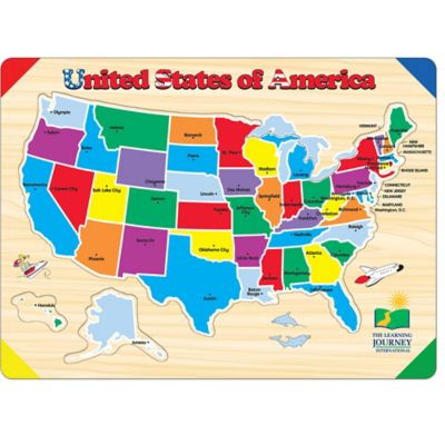 The Learning Journey Lift and Learn USA Map Puzzle at Tractor Supply Co
