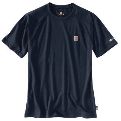 Carhartt Men's Flame-Resistant Force Short-Sleeve T-Shirt, M,Dark Navy ...