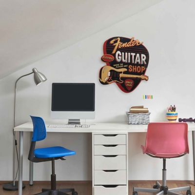Fender Guitar Shop Embossed Tin Sign, 23 in. x 25.83 in. at Tractor ...