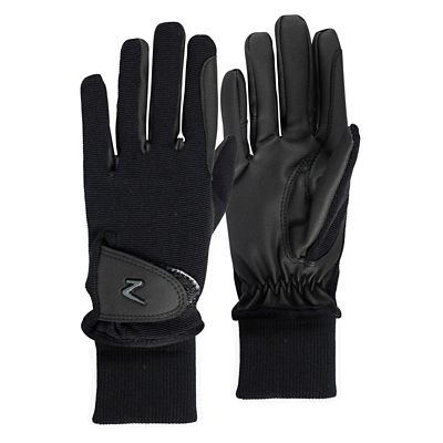Horze Kids' Rimma Winter Riding Gloves, 1-Pair, M/L,Black at Tractor ...