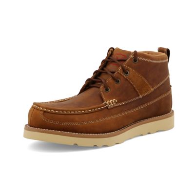Twisted X Men's Steel Toe Wedge Sole Work Boots, 4 in., 14 M,Oiled ...