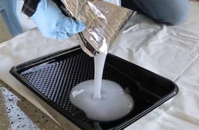 Rust-Oleum 90 oz. Clear RockSolid Polycuramine Floor Coating Kit, High ...