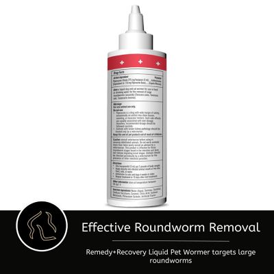 Remedy+Recovery Dewormer Liquid for Removal of Roundworms for Dogs and ...