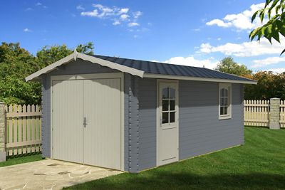 Hud-1 EZ Buildings 6 ft. x 8 ft. Garage DIY Building Kit at Tractor ...