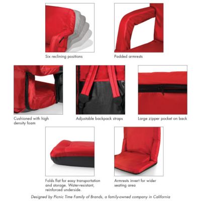 Oniva Ventura Portable Reclining Stadium Seat