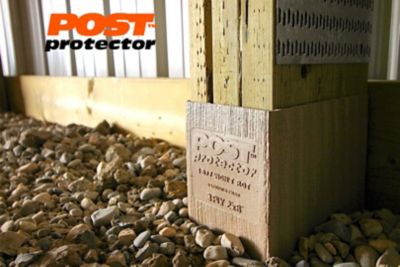 Post Protector 4 in. x 4 in. x 30 in. Fence Post Protector at Tractor ...