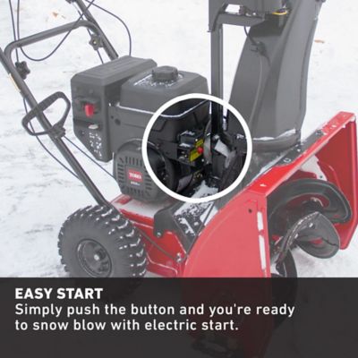 Toro 24 in. Self-Propelled 252cc SnowMaster 824 QXE Single-Stage Gas ...