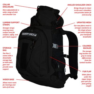 K9 Sport Sack Plus 2 Forward-Facing Backpack Pet Carrier