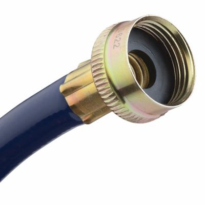 Homewerks 6 ft. Rubber Washing Machine Fill Hose, Red and Blue at ...