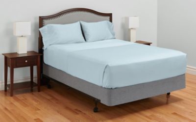 MyPillow 400 Thread Count Cotton Giza Bed Sheet Set, 4 pc., Queen,Light ...