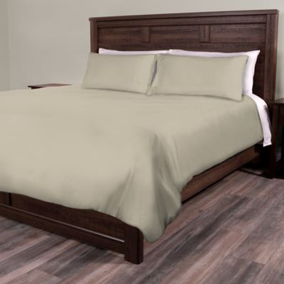 MyPillow Egyptian Cotton Duvet Cover Set, 3 pc., Queen,Taupe at Tractor ...