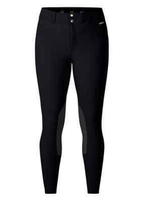 Kerrits Women's Crossover II Knee-Patch Riding Breeches, L,Black at ...