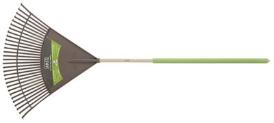 Ames 26 in. Poly Collector Series Leaf Rake with Detachable Hand Rake ...