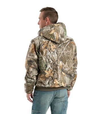 Berne Men's Hooded Insulated Realtree Edge Camouflage Jacket - 1579252 ...