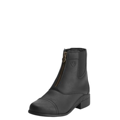 Ariat Kids' Scout Zip Paddock Riding Boots, 3,Black at Tractor Supply Co