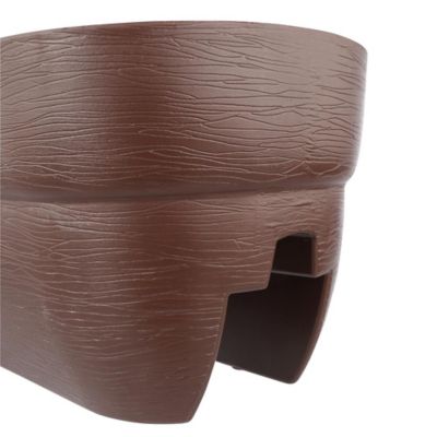 Emsco Bloomers Railing Garden Planter with Drainage Holes, 24 in. at ...