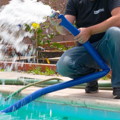 DuroMax Pin Lug Fittings PVC Lay Flat Water Pump Discharge Hose, 2 in ...