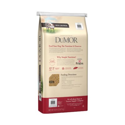 DuMOR Hog Grower Pelleted Hog Feed, 50 lb. Bag at Tractor Supply Co.