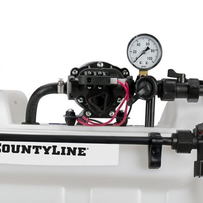 CountyLine 25 gal. 2-Nozzle Tow-Behind Trailer Sprayer, Max 70 PSI, 38 ...