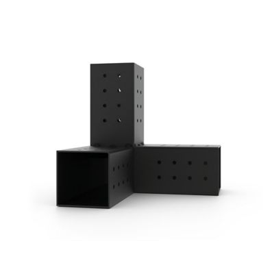 Toja Grid Trio 3-Arm Pergola Corner Brackets for 4x4 Wood Posts, 2 pc ...