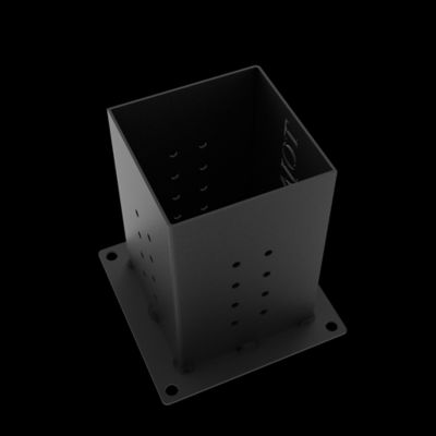 Toja Grid Solo Pergola Post Base and Wall Bracket for 6x6 Wood Posts at ...