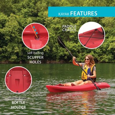 Lifetime 8 ft. 5 in. Hydros Sit-on-Top Kayak, Red at Tractor Supply Co.