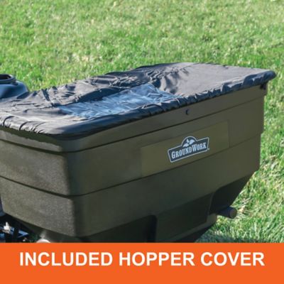 GroundWork 200 lb. Capacity Tow-Behind Broadcast Spreader at Tractor ...