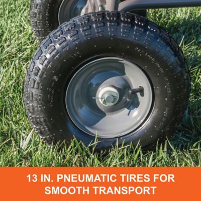 GroundWork 130 lb. Capacity Tow-Behind Broadcast Spreader at Tractor ...