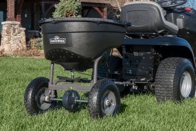 GroundWork 130 lb. Capacity Tow-Behind Broadcast Spreader at Tractor ...