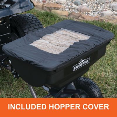 GroundWork 85 lb. Capacity Tow-Behind Broadcast Spreader at Tractor ...