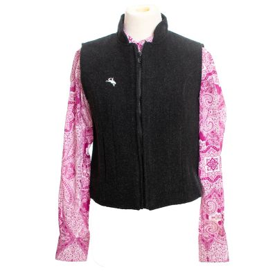 Wyoming Traders Women's Sierra Wool Vest, L,Black at Tractor Supply Co