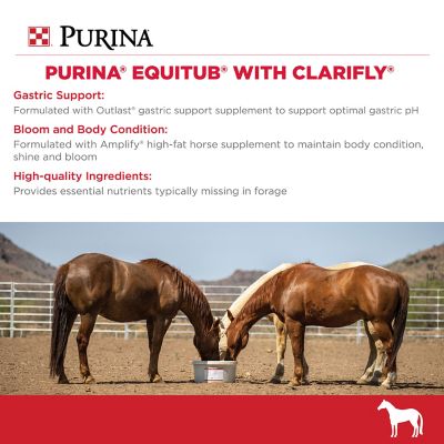 Purina EquiTub with ClariFly Horse Supplement, 55 lb. Tub at Tractor ...