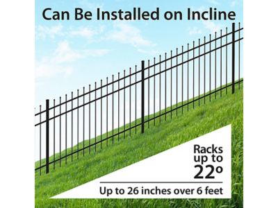 Ironcraft Fences 6 ft. x 6 ft. Orleans Aluminum Fence Panel at Tractor ...