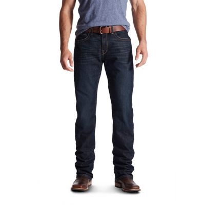 Ariat Men's Rebar M4 Relaxed Durastretch Edge Boot Cut Work Jeans ...