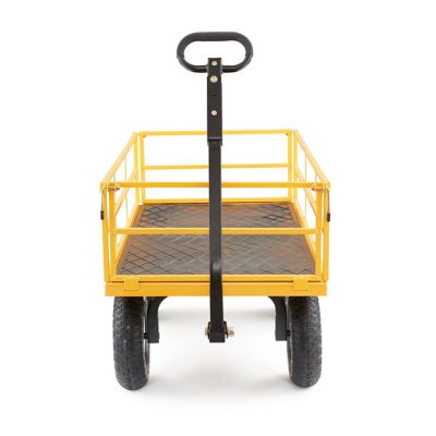 Gorilla Carts 7 cu. ft. 1,200 lb. Capacity Heavy-Duty Steel Utility ...