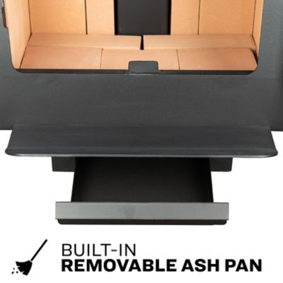 US Stove Wood-Burning Defender Stove on Legs, 1,200 sq. ft., 68,000 BTU ...