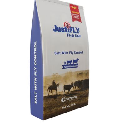 JustiFLY Fly-A-Salt Feed-Thru Fly Control Block Insect Growth Regulator ...