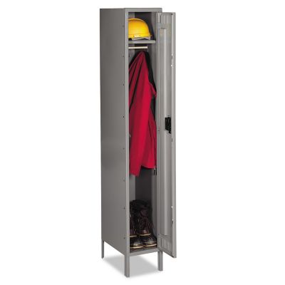 Tennsco Single-Tier Locker with Legs, 12 in. x 18 in. x 72 in., Medium ...