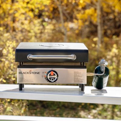 Blackstone Propane Gas Original Tabletop Griddle with Hood, 17 in. at ...