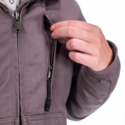 Ridgecut Women's Max-Range Flex Sanded Duck Sherpa-Lined Hooded Jacket ...